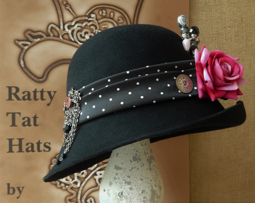 The Norah Lindsay | Lady's Cloche Hat | rattytathats