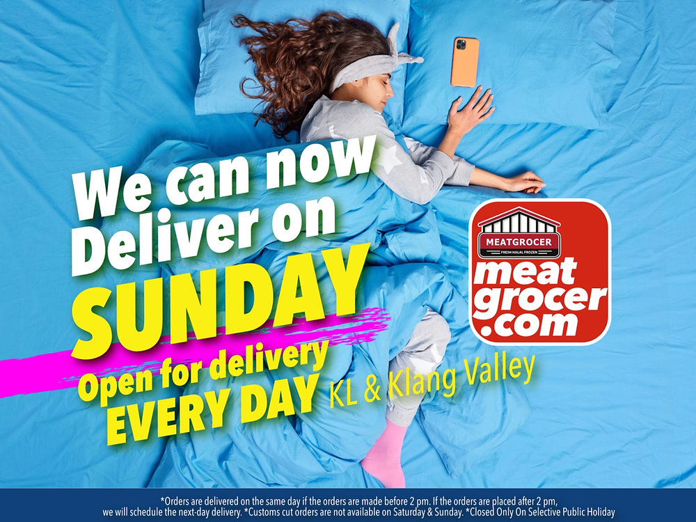 We can now Deliver on Sunday!