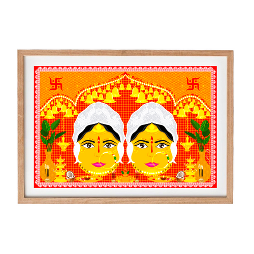 NANDA-SUNANDA, Art Print | PangtiArt