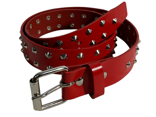 Red Belt With Spikes | Iron Collapse Distro