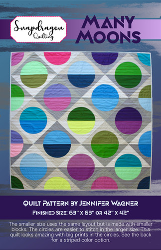 Many Moons Quilt Pattern - PDF Download | Snapdragon Quilting