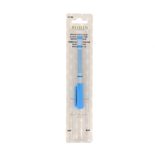 Water-Erasable Ultra Fine Marking Pen, Blue by Bohin | Snapdragon Quilting