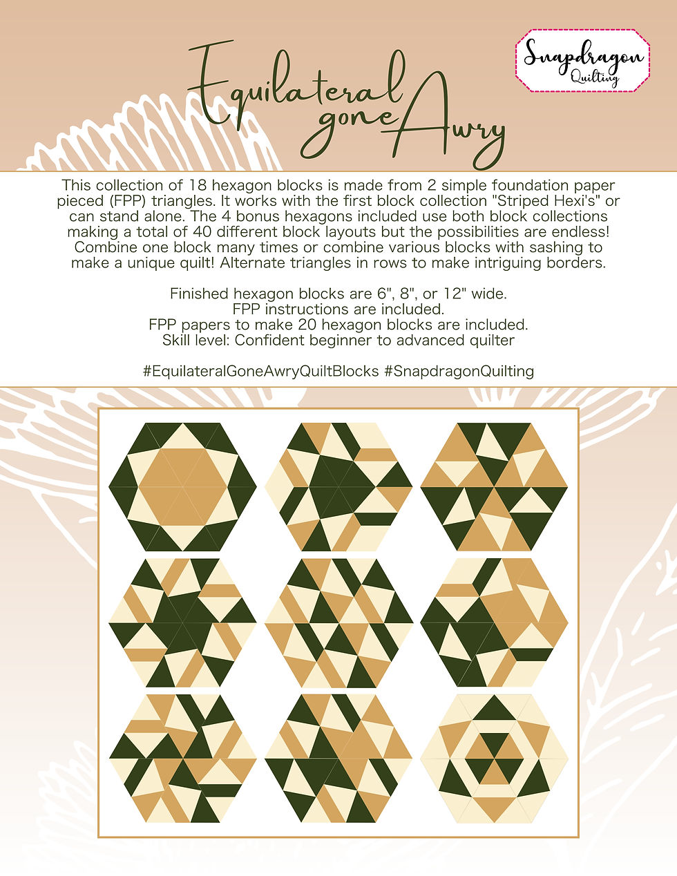 Quilt Patterns | Snapdragon Quilting