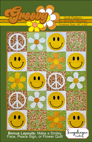 Groovy Quilt Pattern - PDF Download | Snapdragon Quilting