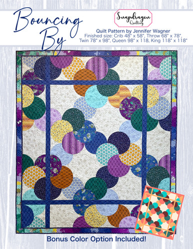 Bouncing By Quilt Pattern - PDF Download | Snapdragon Quilting