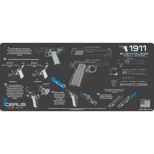1911 BUSHINGLESS & BULL BARREL INSTRUCTIONAL PROMAT | Let's go Tactical