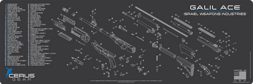 IWI GALIL ACE SCHEMATIC RIFLE PROMAT | Let's go Tactical