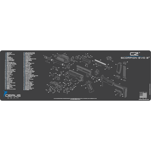 CZ® SCORPION EVO 3® SCHEMATIC PROMAT | Let's go Tactical