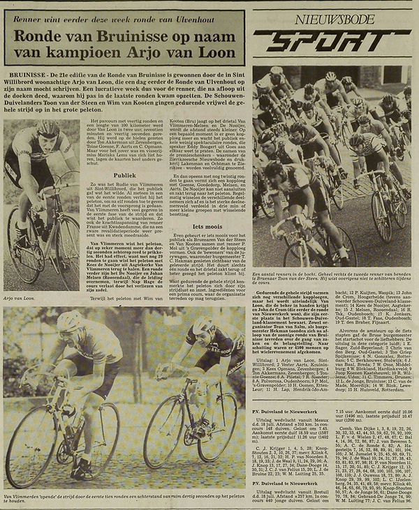 Historie | Ronde Van Bruinisse