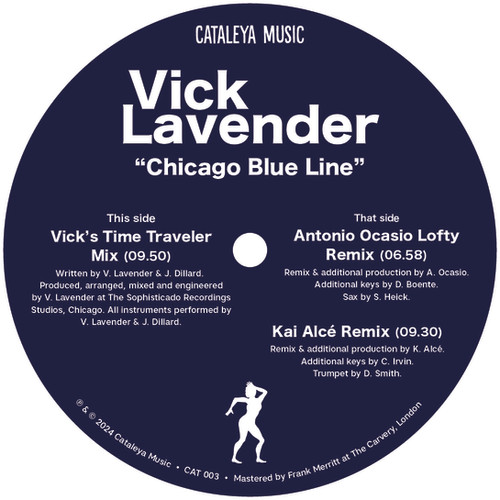 Vick Lavender Chicago Blue Line (incl. Antonio Ocasio & Kai Alce Rmxs) | Range_Music_NYC