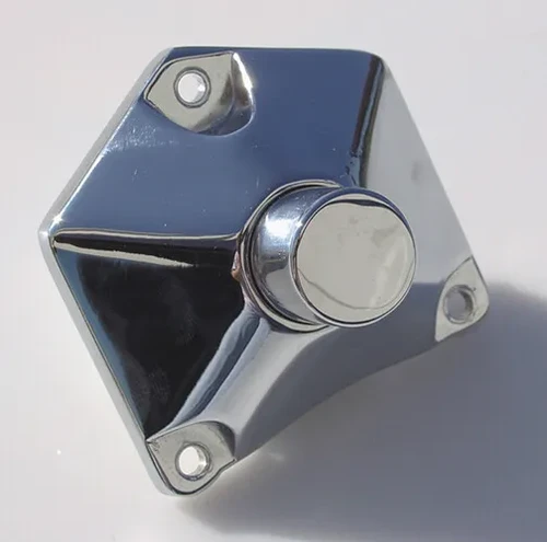 CHROME STARTER SOLENOID PUSH BUTTON FITS HARLEY DAVIDSON 1990-2006 ...