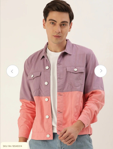 Men Colourblocked Lightweight Cotton Jacket | Cat Kit Kat