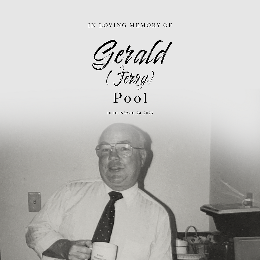 In Loving Memory of Jerry Pool