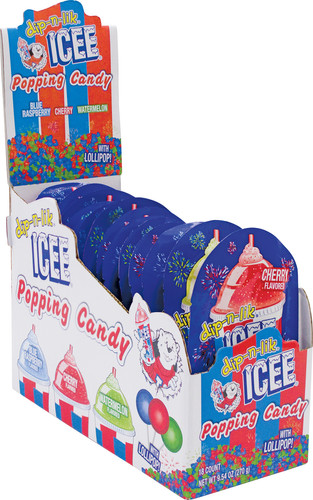 Koko Icee Popping Candy W/ Lollipop 6/18 | licantrade