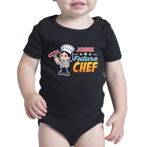 Personalised Baby Onesies - Future Chef | Fortee Apparel