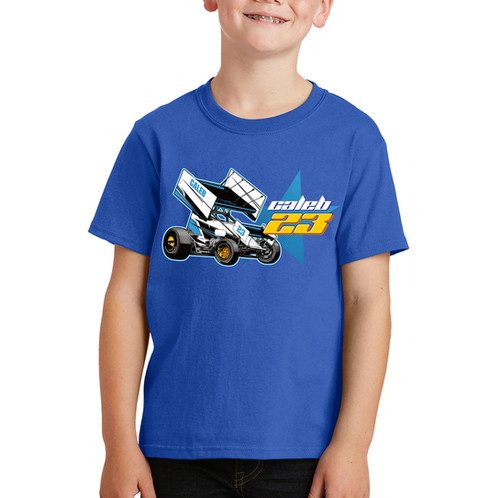 Personalised Kids Sprint Race Car T-shirt | Fortee Apparel
