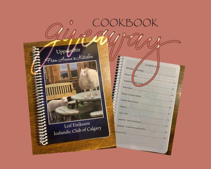 Cousins Across the Ocean Free Icelandic Cookbook Giveaway