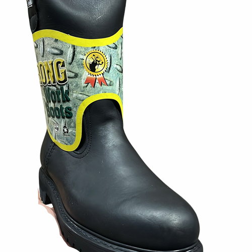 Black Strong Work Boots | MCD Boots Inc.