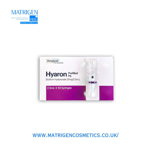 Hyaron 2.5ml 1 syringe | Matrigen Cosmetics UK