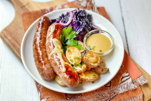 Classic Bratwurst Plate | Mcalesteroktoberfest