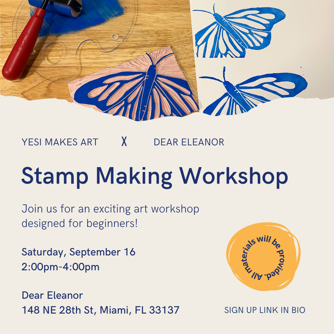 Stamp Making Workshop | Dear Eleanor