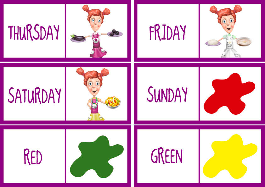 English Domino / Dominó en inglés.