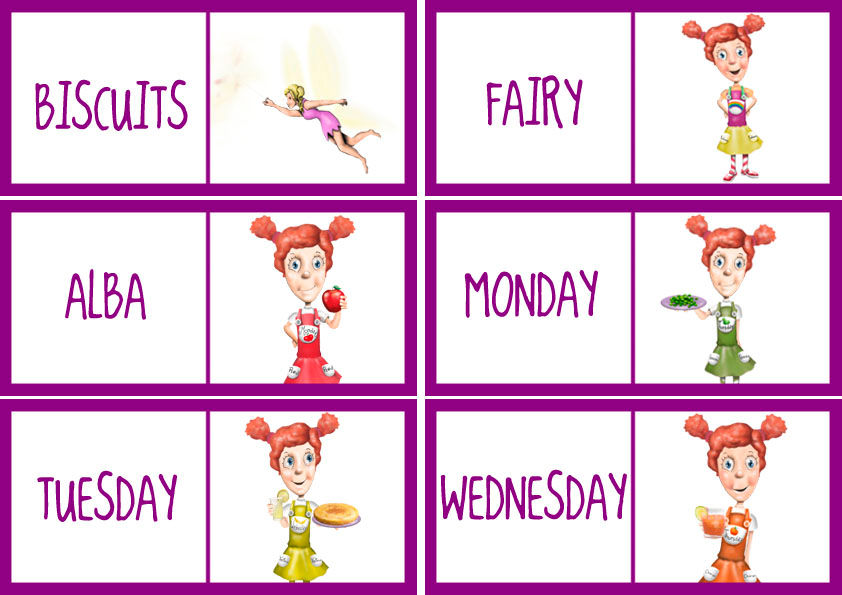 English Domino / Dominó en inglés.