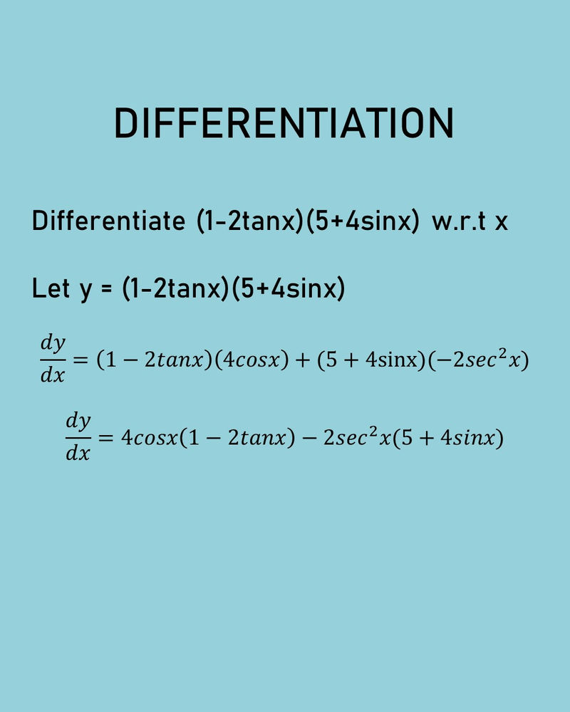 SIMPLE DIFFERENTIATION TECHNIQUES
