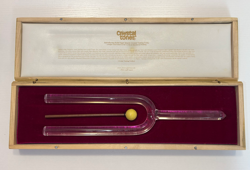 20” C Solid Ingot Quartz Crystal Tuning Fork | Advanced Institute of Sound