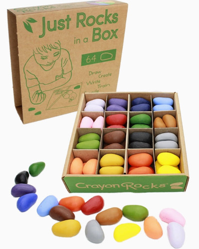 Crayon Rocks - 16 Colors/64 Crayons | Nature's Materials