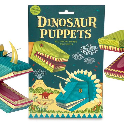 Build - Dinosaurs puppets - T-Rex and Triceratops | Nature's Materials