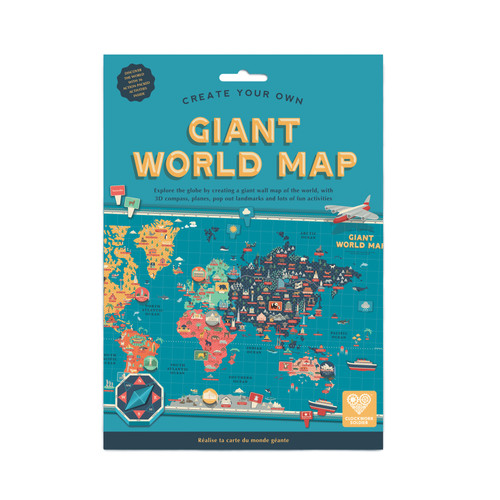 Build - Giant World Map Wall