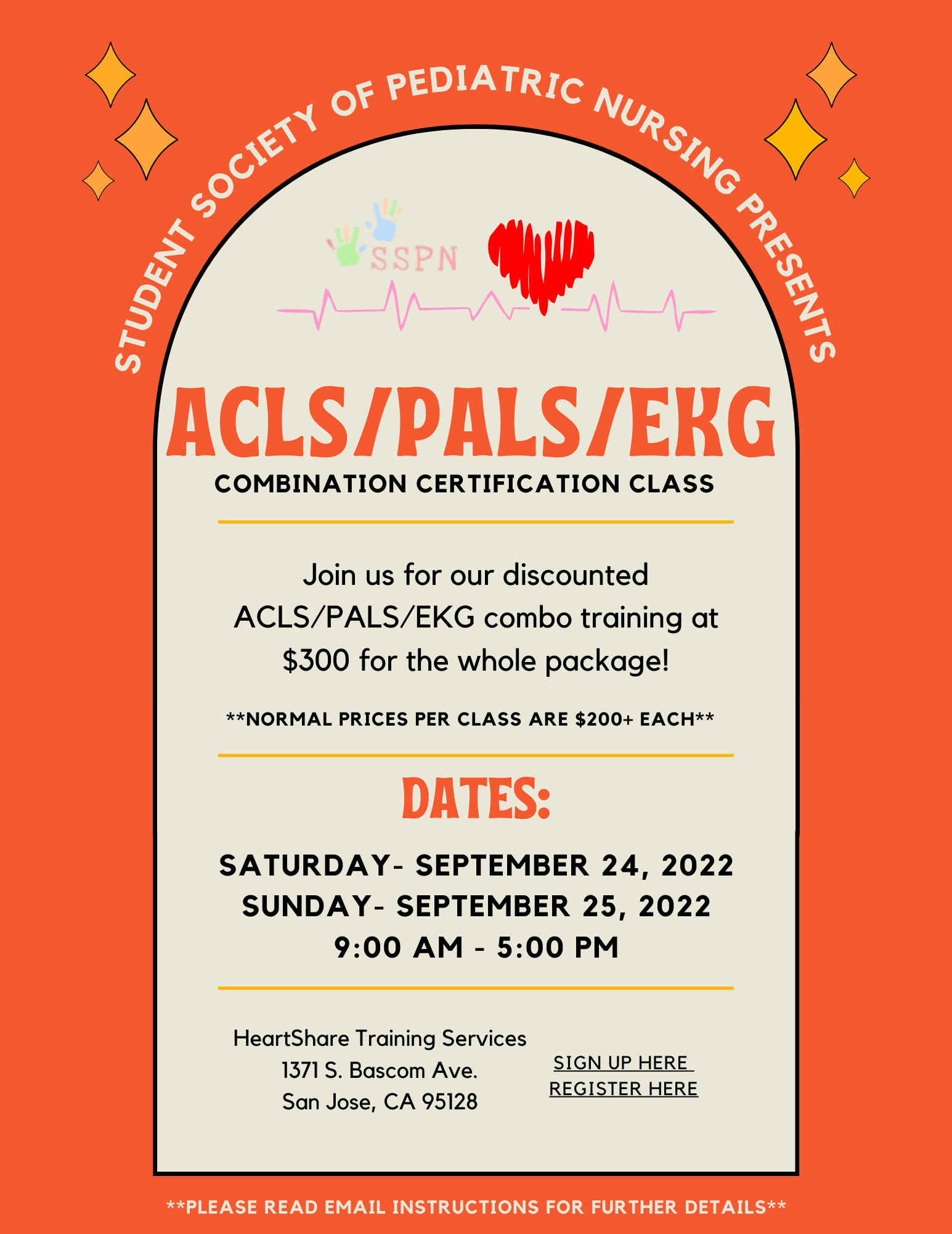 ACLS/PALS/EKG Certification Class - Sunday | usfcasspn.com
