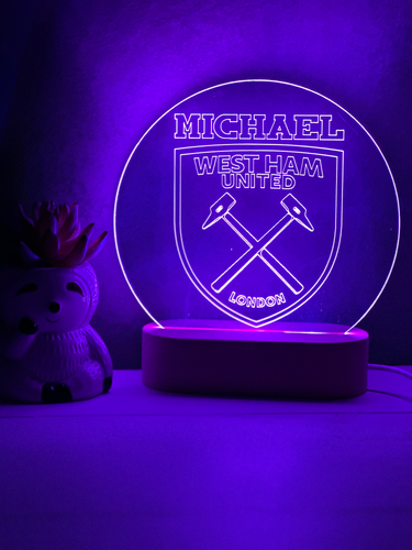 Soccer Team Personalised LED Lights | Little Treasures and Keepsakes