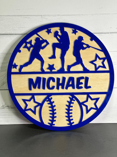 Baseball Name Plaque | Little Treasures and Keepsakes