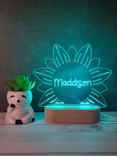 Sunflower Personalised LED Lights | Little Treasures and Keepsakes