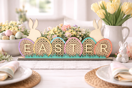 Rattan Easter Sign | Little Treasures and Keepsakes