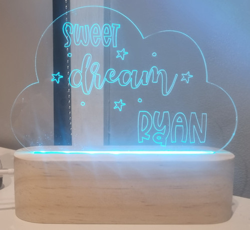Cloud Personalised LED Light | Little Treasures and Keepsakes
