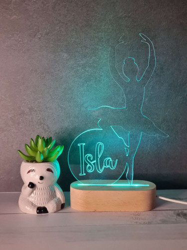Ballerina Personalised LED Lights | Little Treasures and Keepsakes