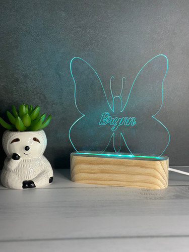 Butterfly Personalised LED Light | Little Treasures and Keepsakes