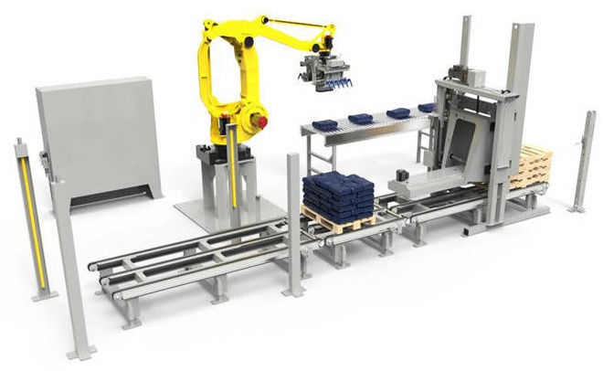 Palletizers and Depalletizers | Montreal Robot Inc.