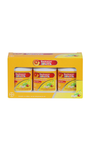 Redoxon Infantil 100 mg de Vitamina C 3 Frascos con 100 Tabletas ...