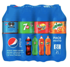 Refresco Pepsi Mix 8 pzas de 2 L | My Site