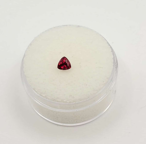 Lab Created Ruby Trillion Cut | Metal Clay World