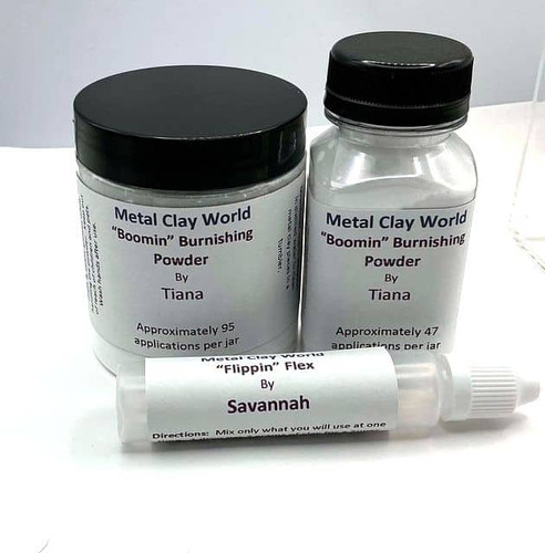 Combo "Boomin" Burnishing Powder by Tiana &"Flippin" Flex | Metal Clay ...