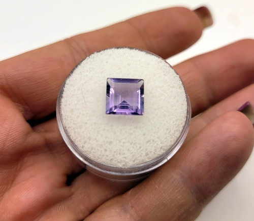 Amethyst Princess Cut | Metal Clay World