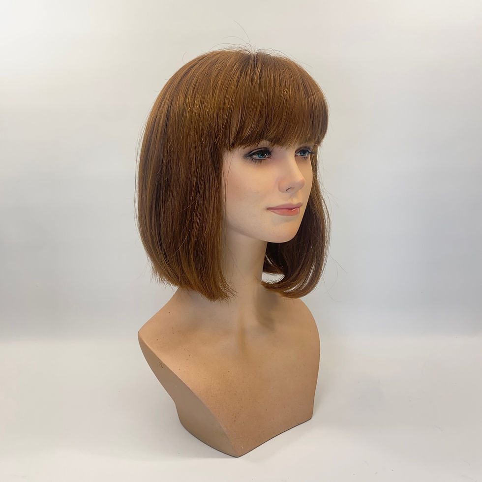 Brown fringed bob - Human Hair | Sole Wig Works