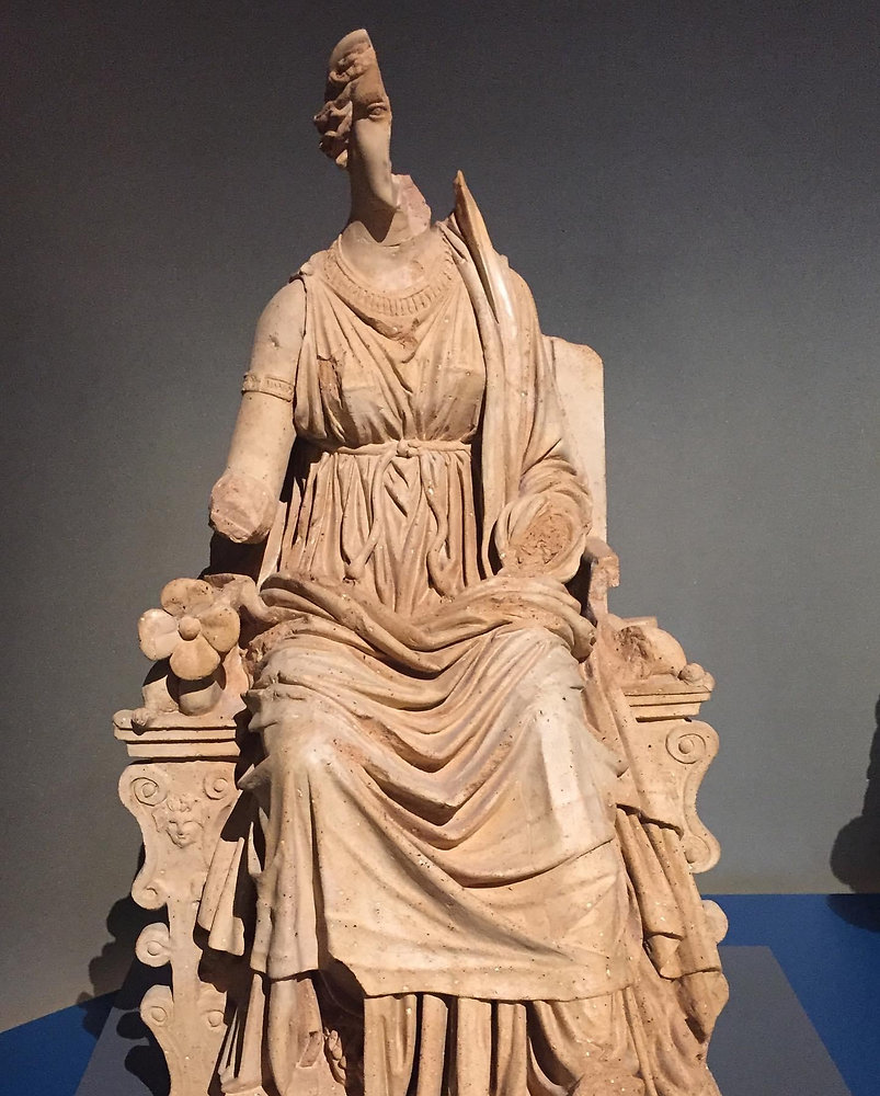 Terracotta: Seated Goddess