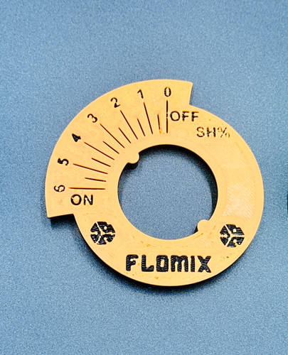 SH Dial plate for Metering valves | Flomix
