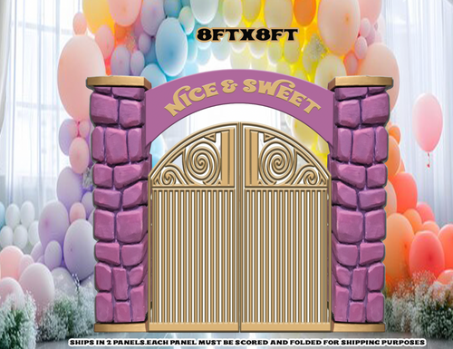WONKA GATE 8X8 JL | Kecutefiestaprops